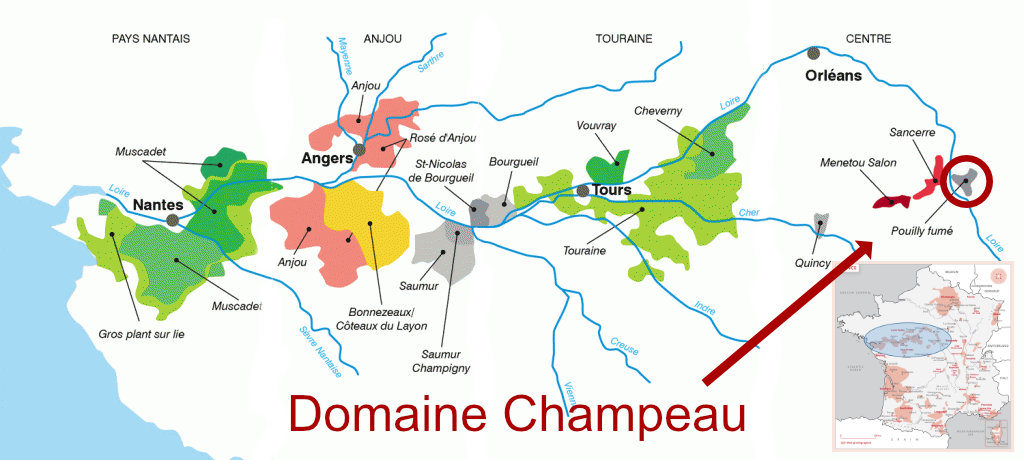 Domaine ChampeauPouilly FuméSaint-Andelain, Loire Valley, France ...